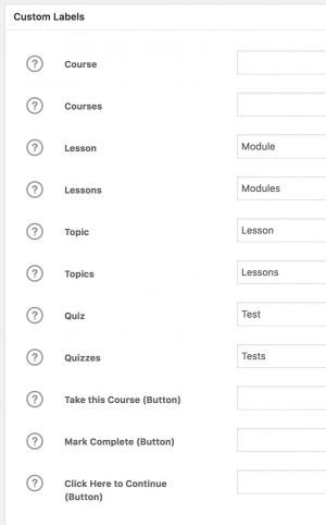How to Change LearnDash Course, Lesson, Topic & Quiz Labels