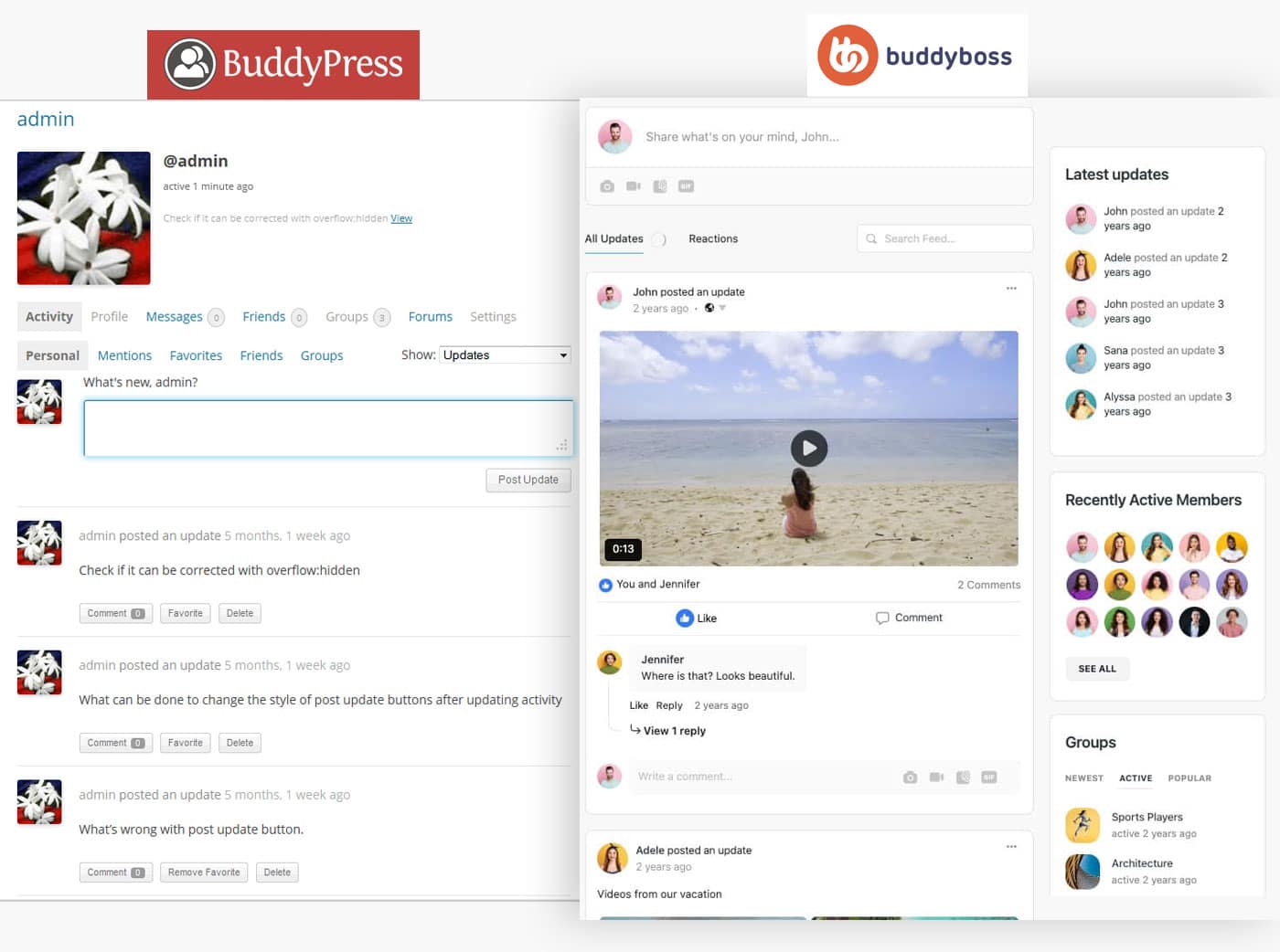 BuddyBoss vs BuddyPress: The Difference Is Staggering